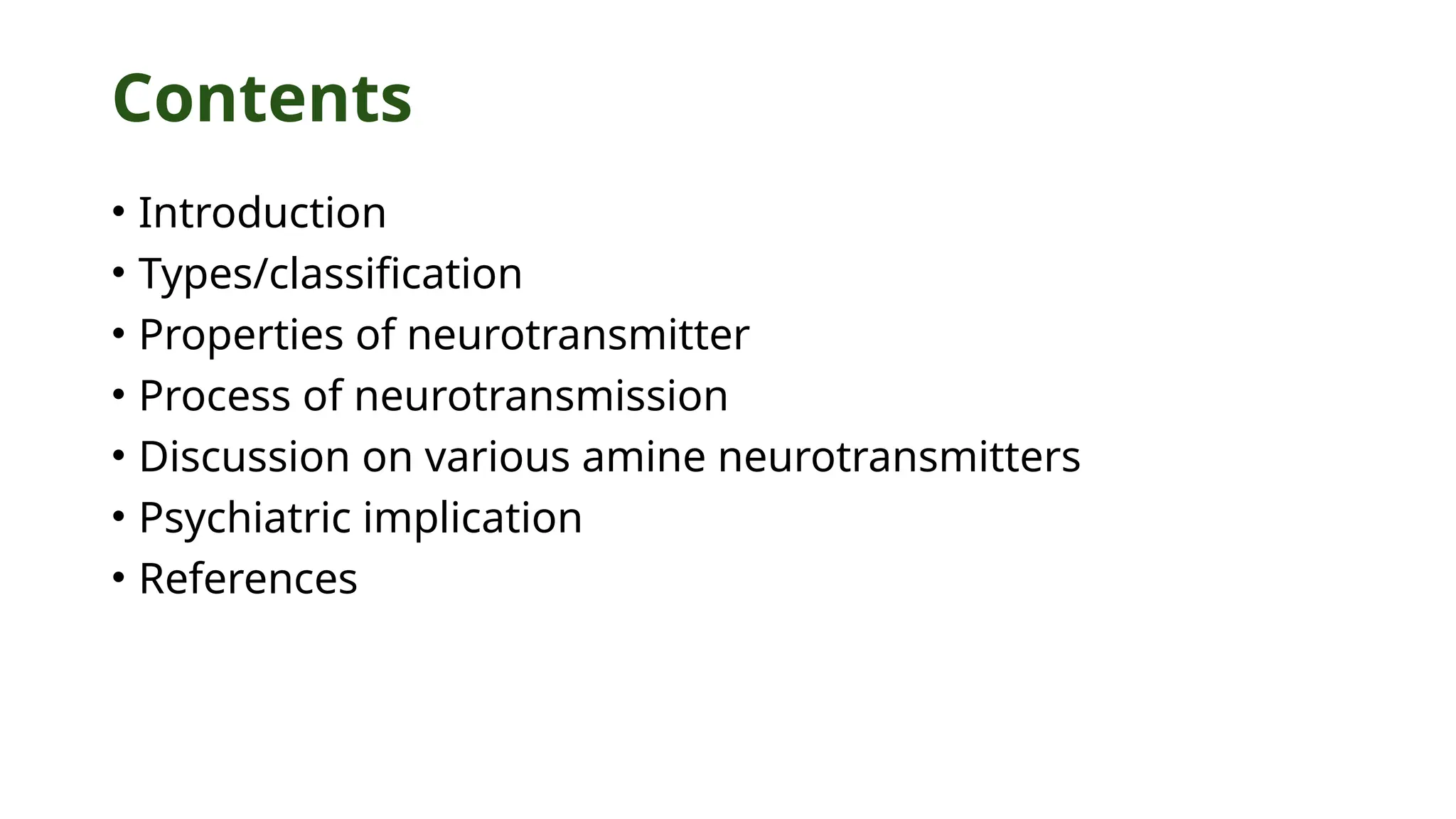 Amine neurotransmitters for psychiatry residents .pptx