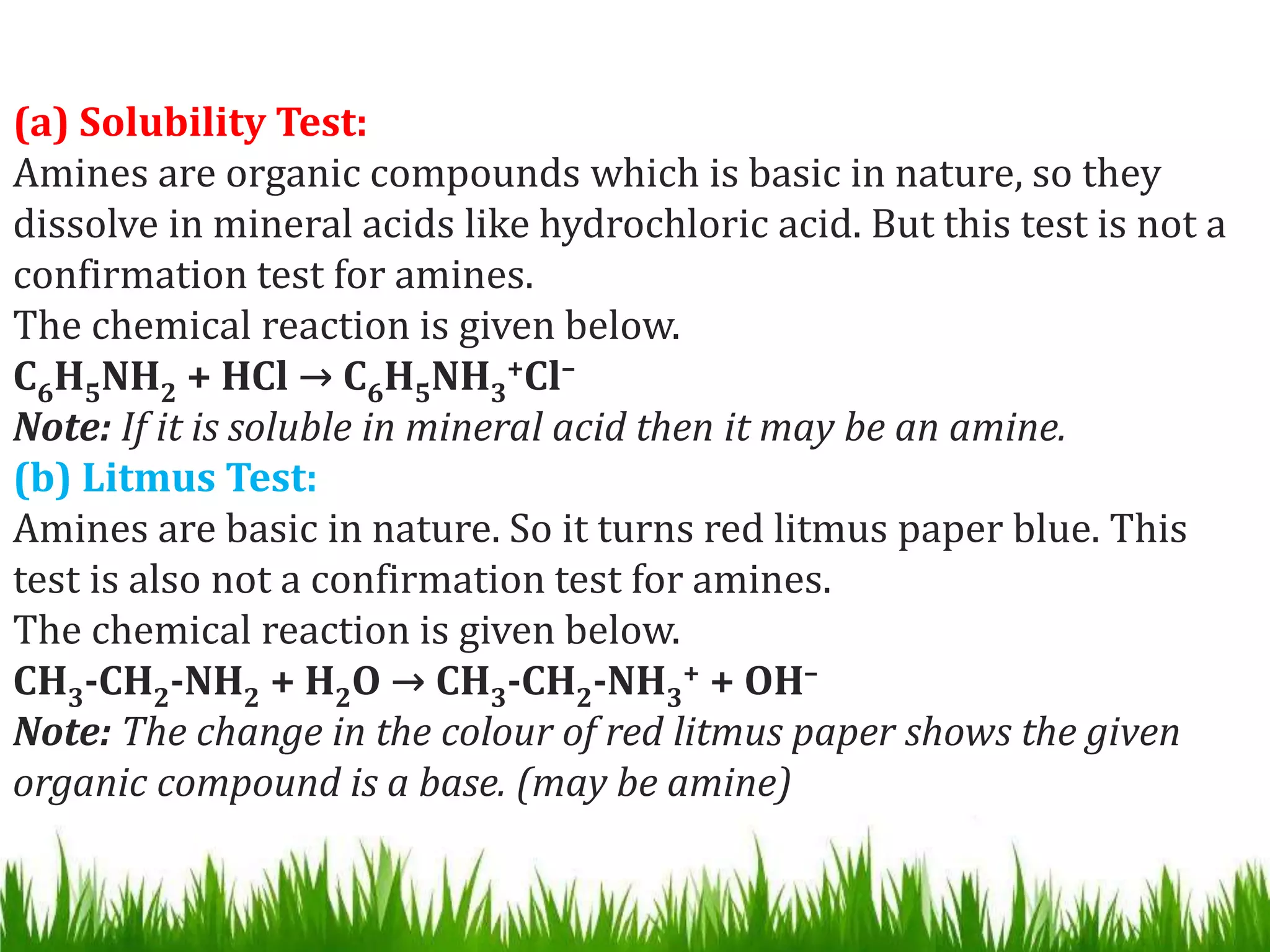 Amines | PPTX