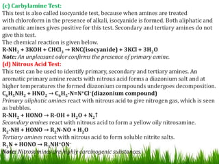 Amines | PPTX