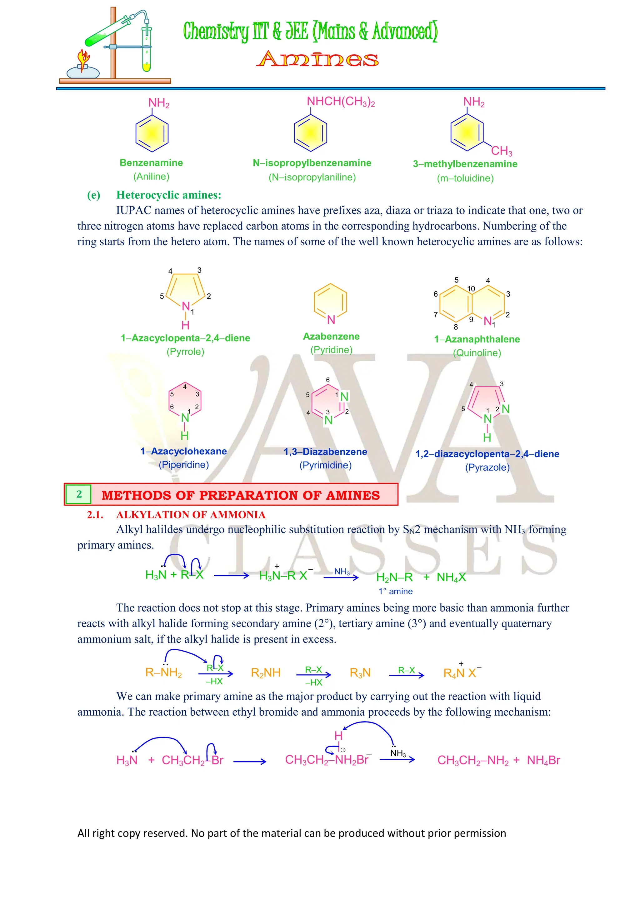 class 12 chemistry amines formula and structure pdf | PDF