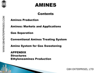 Amines Uses