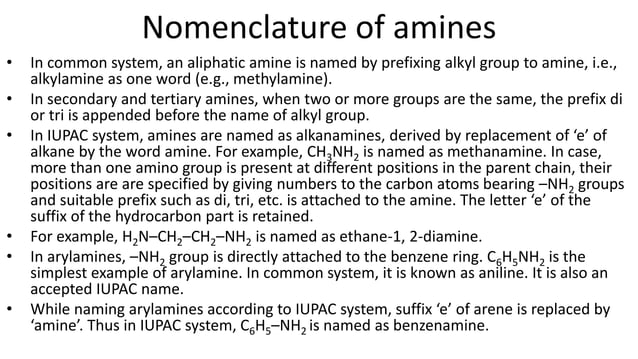 Amines class 12 ppt CBSE | PPTX | Chemistry | Science