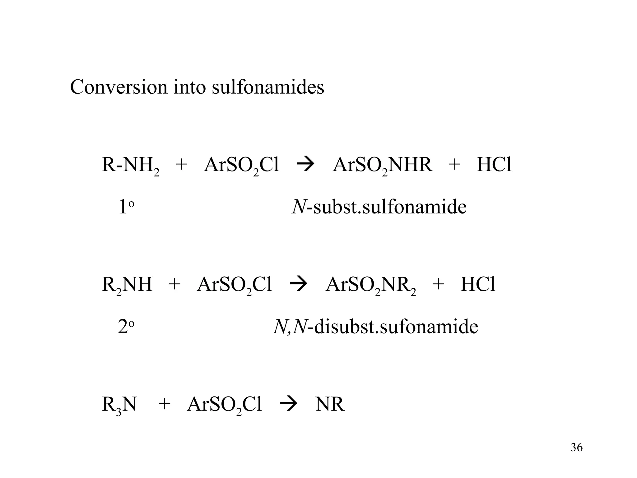 Amines and Reactions | PPT