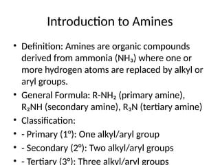 Amines_Summary_Grade_10.pptx tutorials grade 10 | PPTX