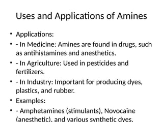 Amines_Summary_Grade_10.pptx tutorials grade 10 | PPTX