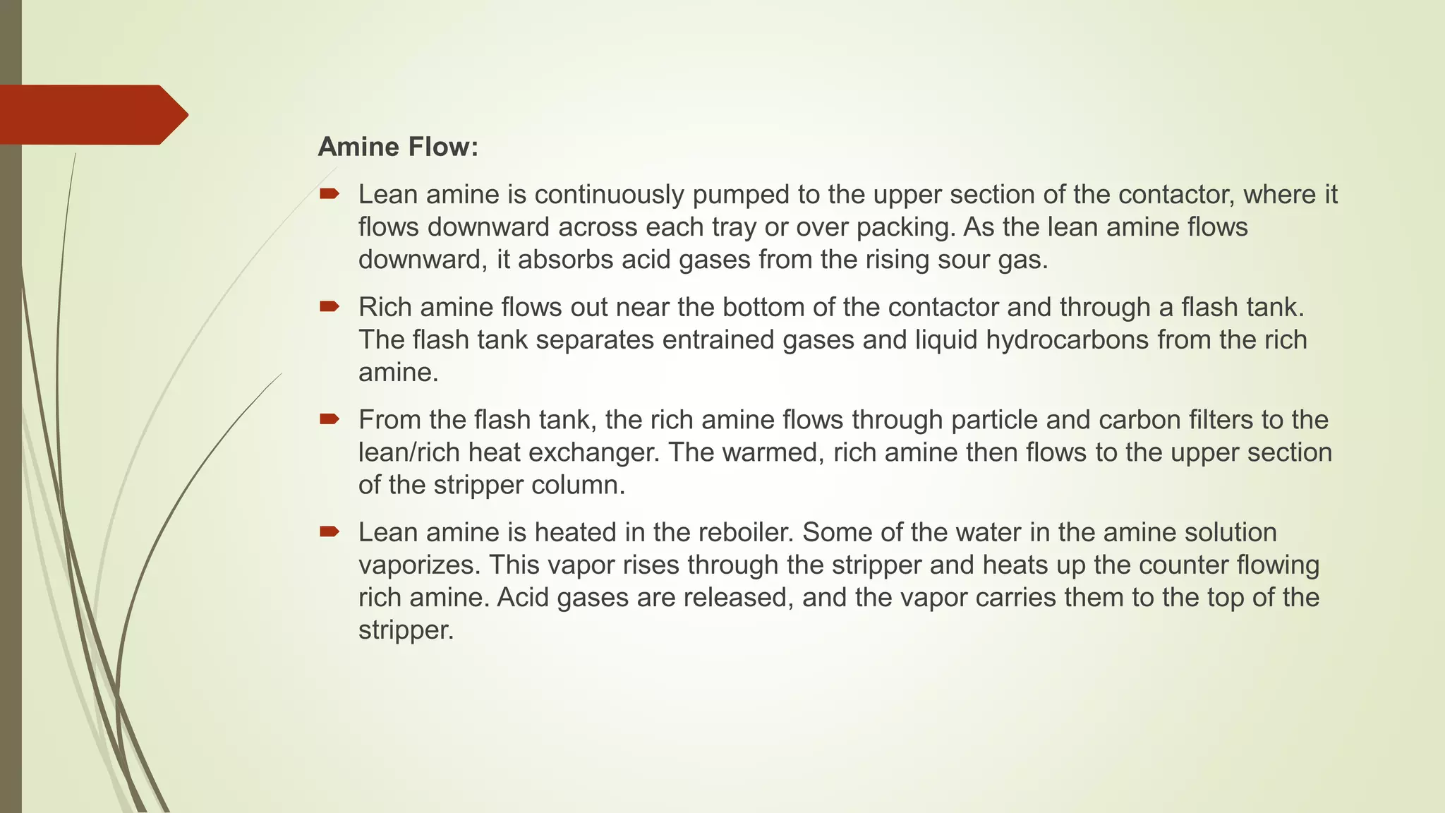 Amine sweetening unit operation | PDF