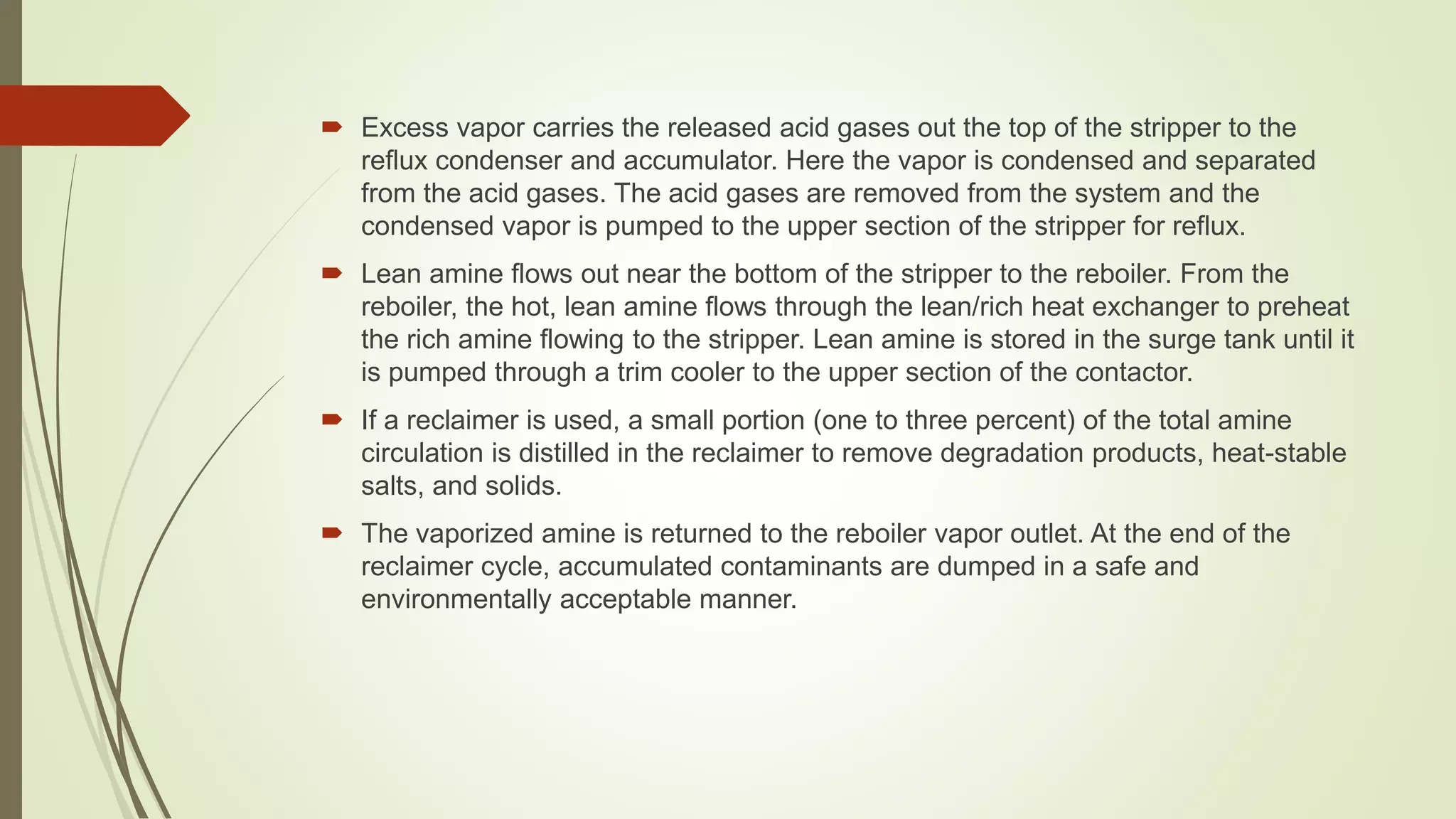 Amine sweetening unit operation | PDF