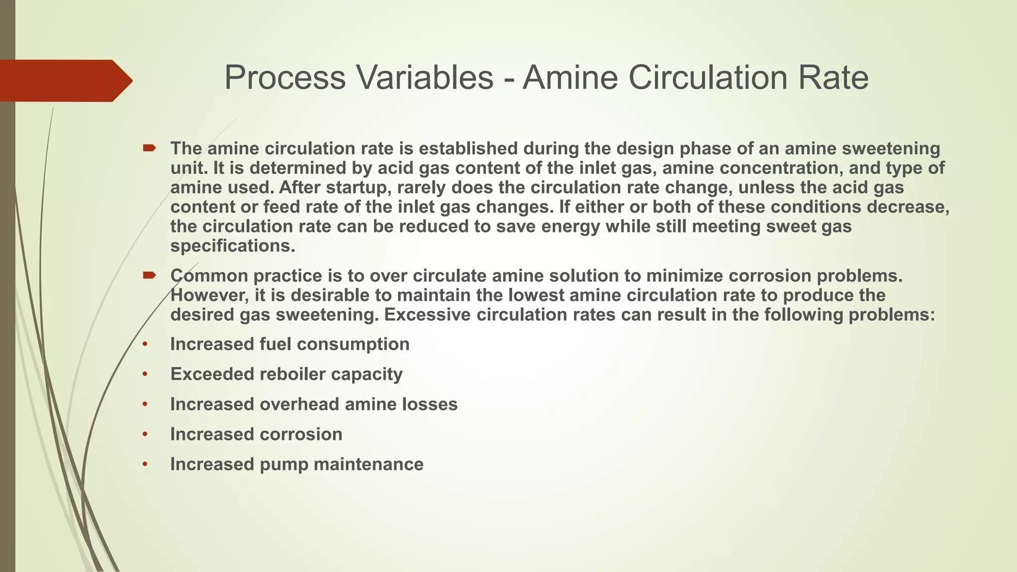 Amine sweetening unit operation | PDF
