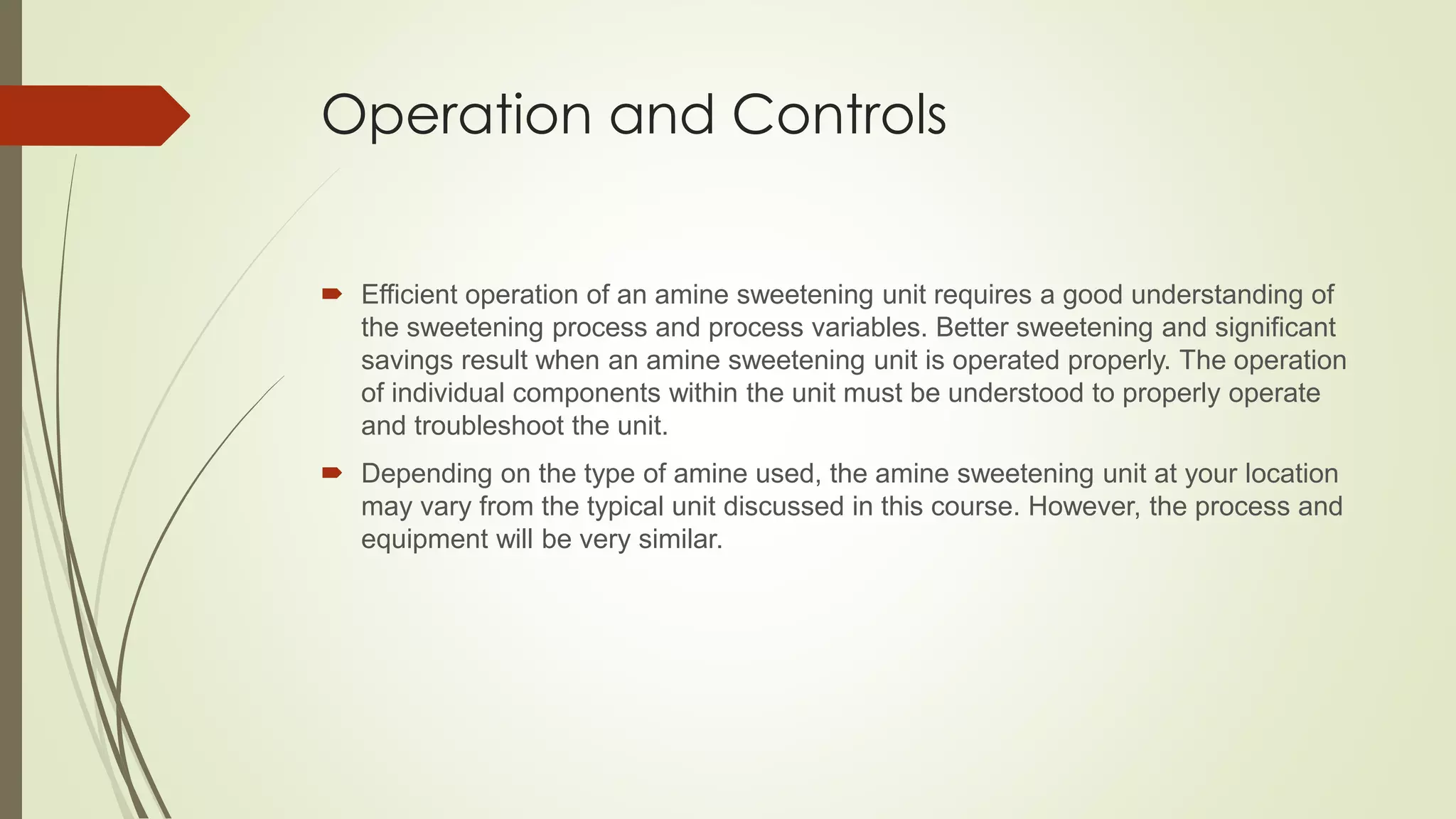 Amine sweetening unit operation | PDF