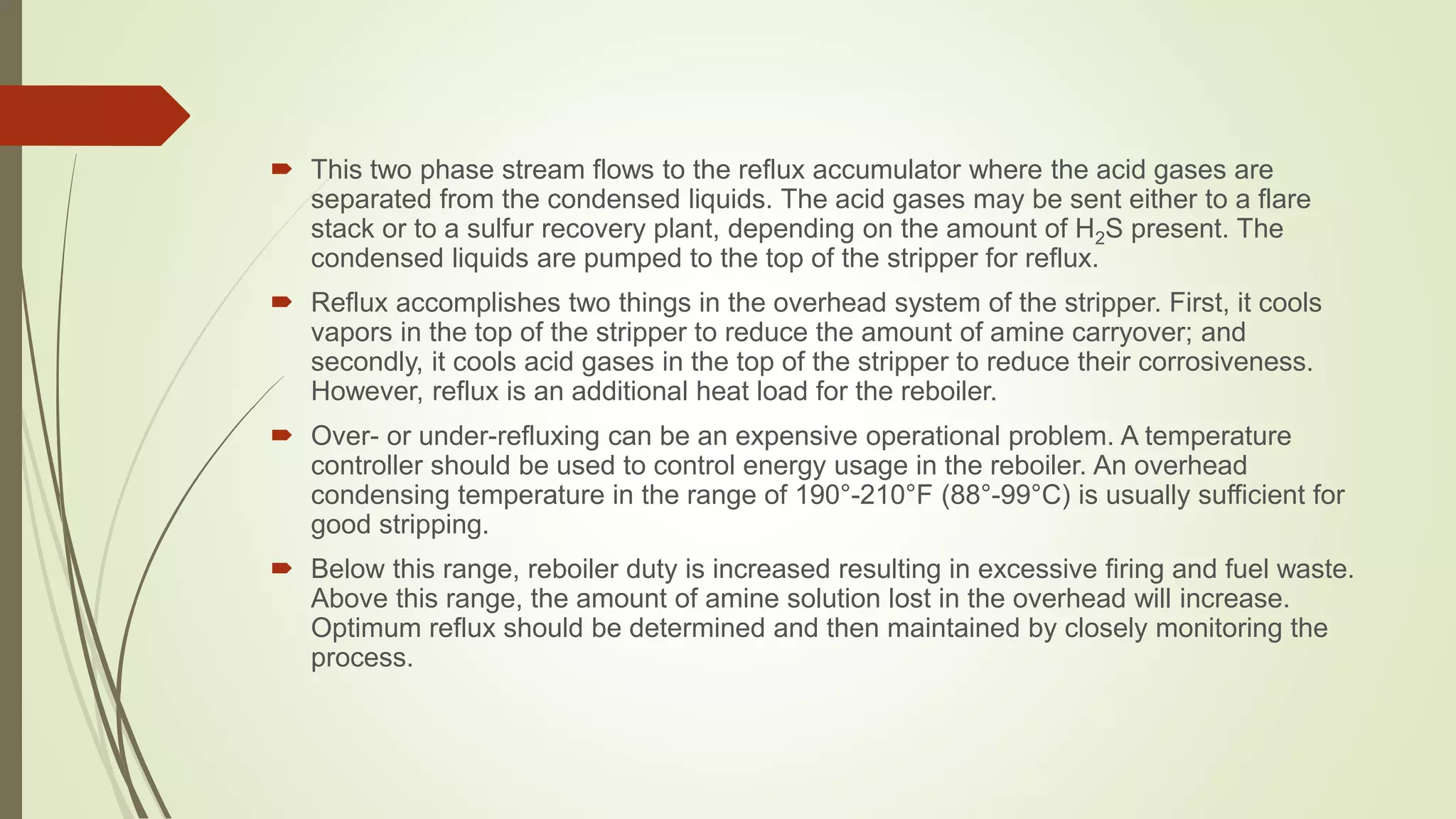 Amine sweetening unit operation | PDF