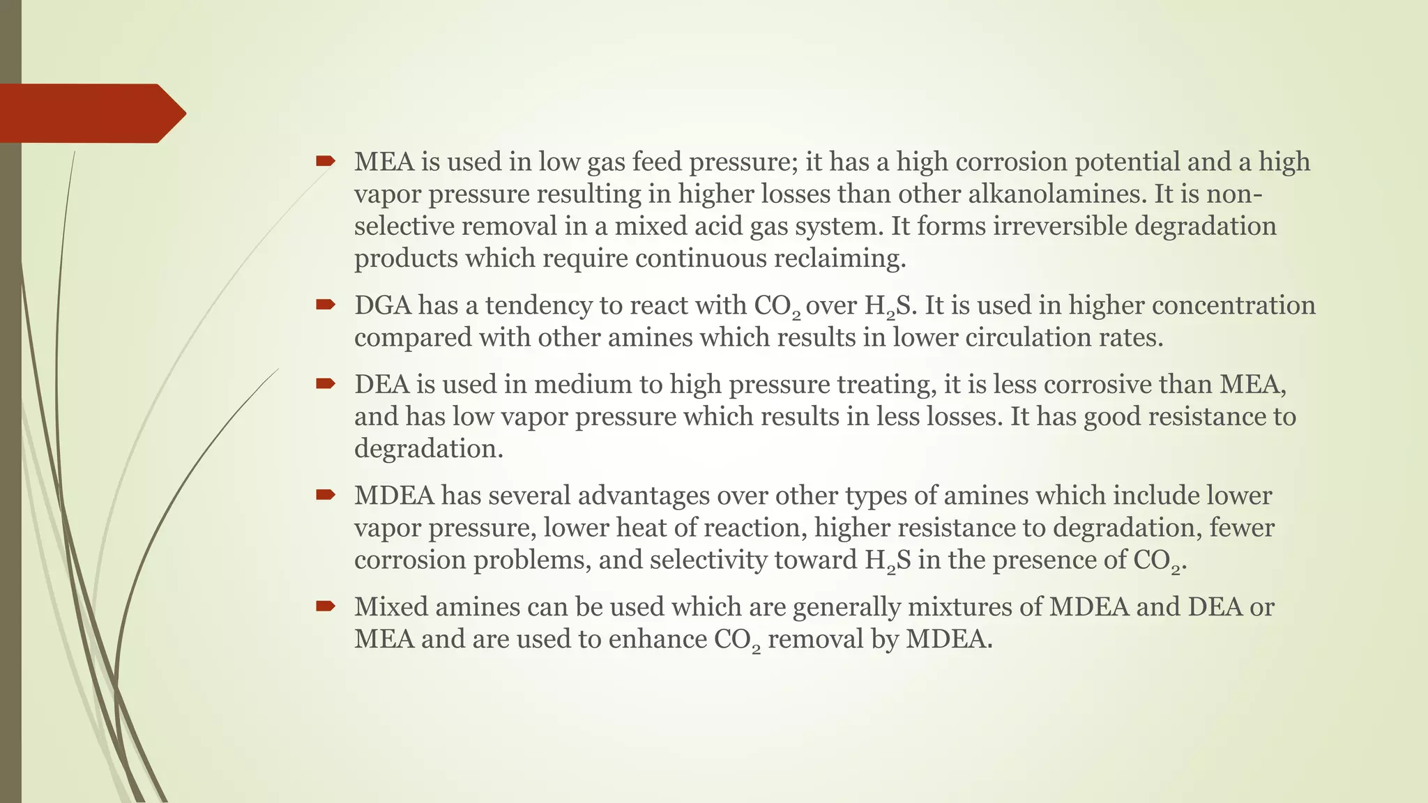 Amine sweetening unit operation | PDF