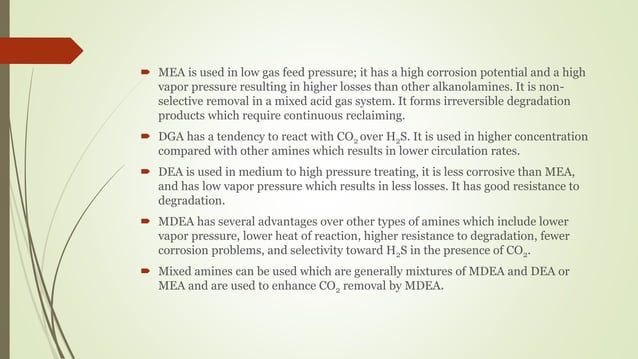 Amine sweetening unit operation | PDF | Chemistry | Science