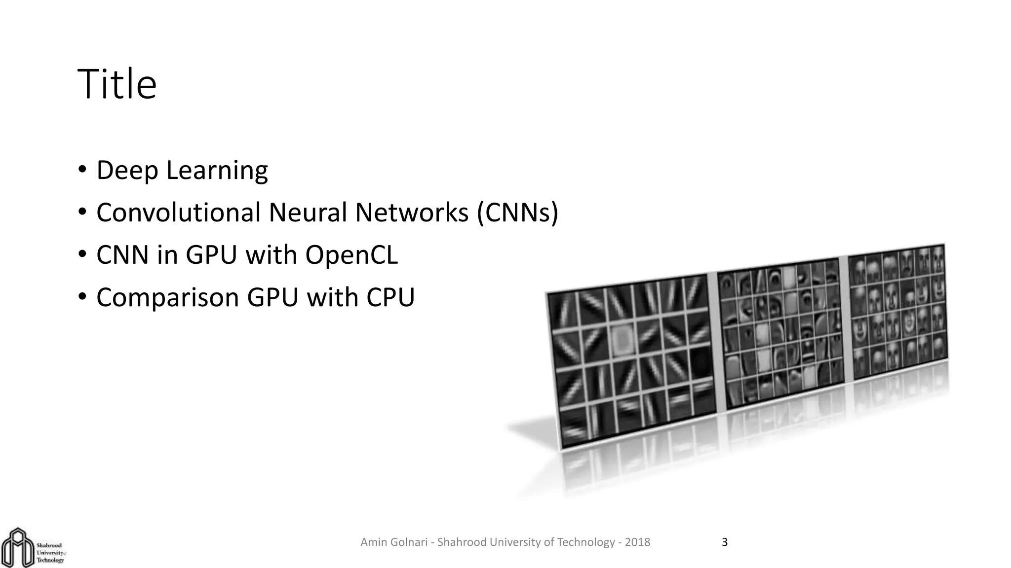 Convolutional Neural Network in GPU with OpenCL | PPT