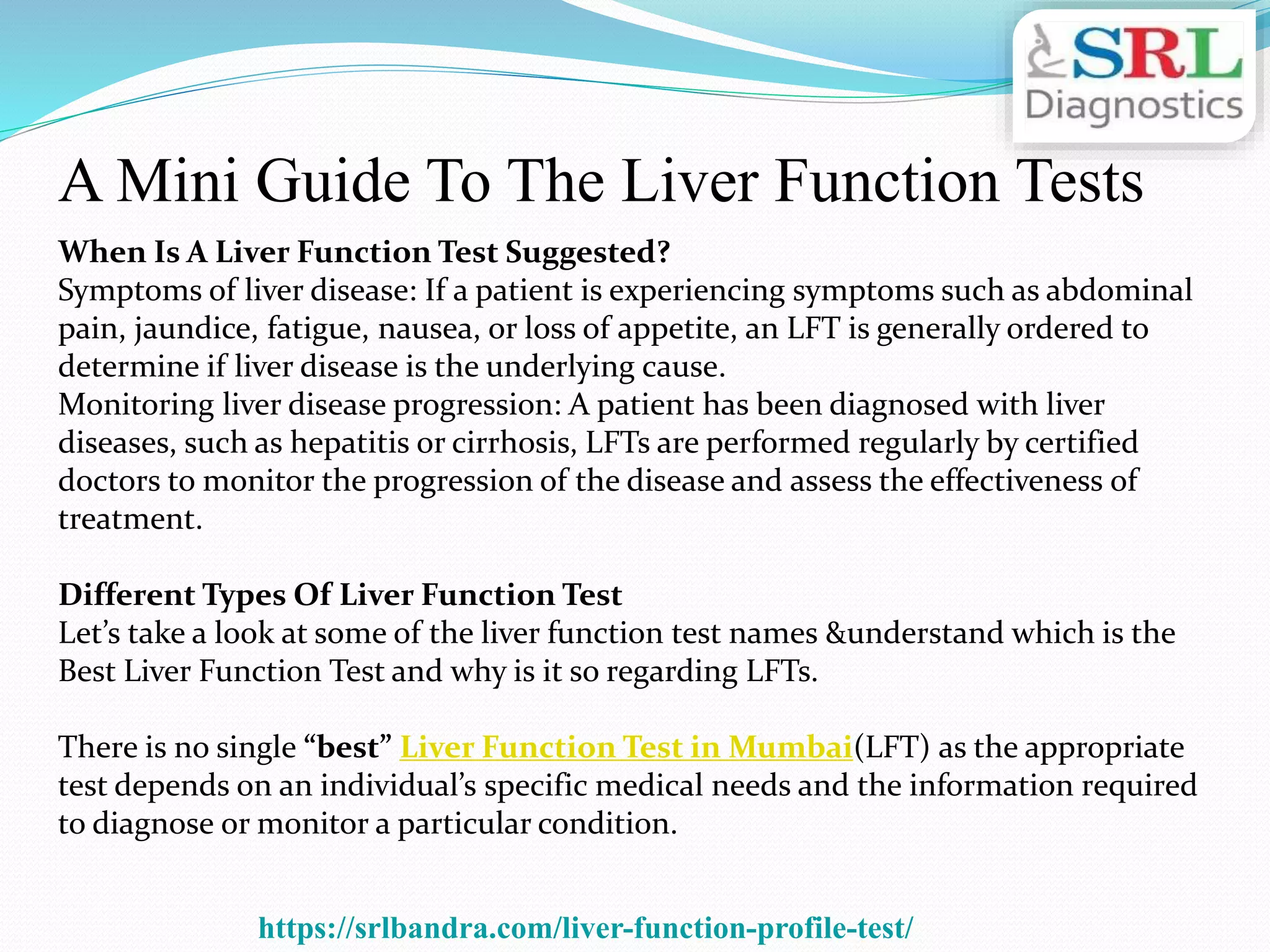 A Mini Guide To The Liver Function Tests | PPT