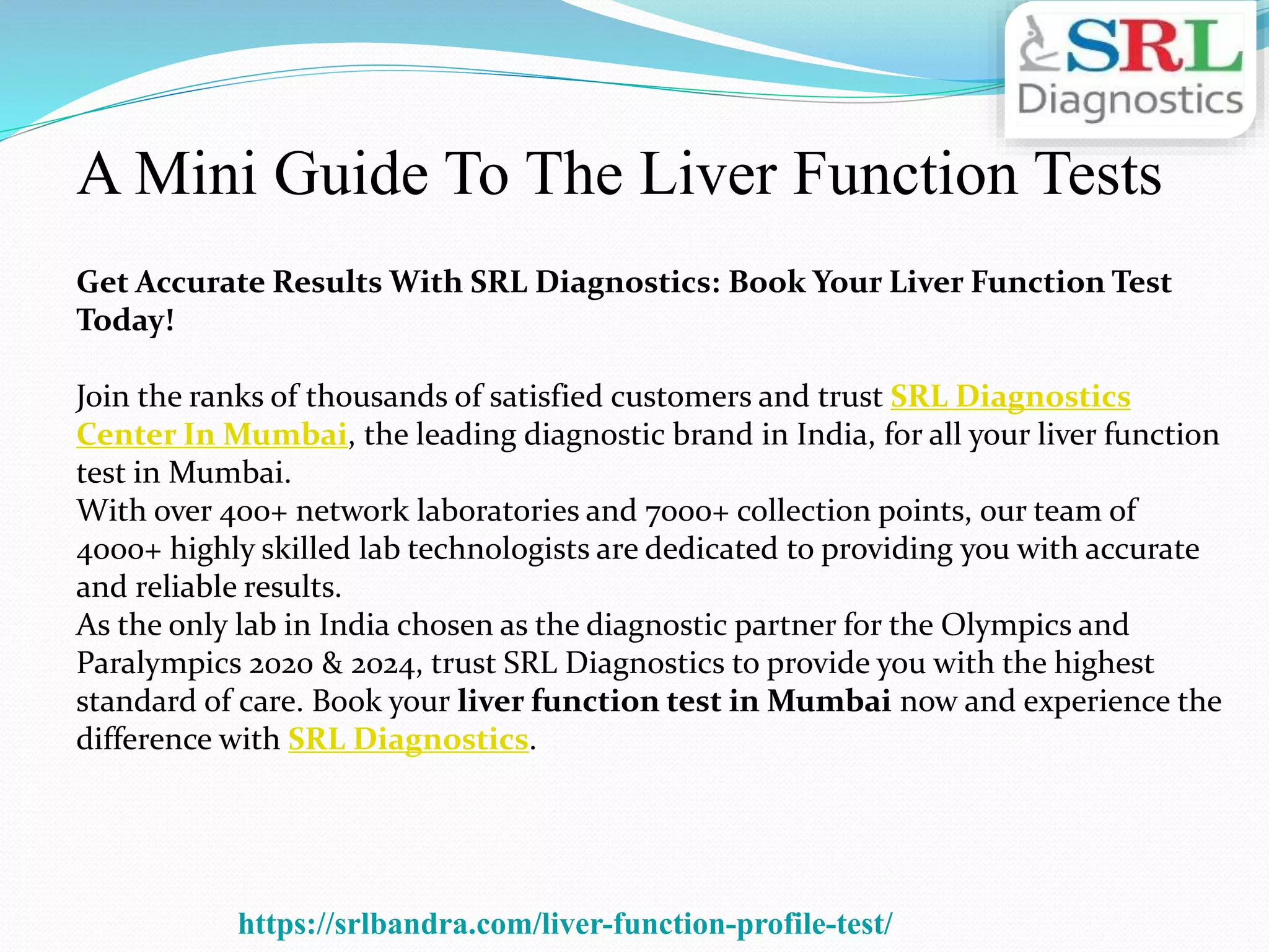 A Mini Guide To The Liver Function Tests | PPT