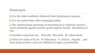 Aminigycosides | PPTX