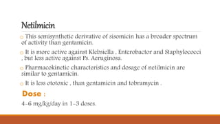 Aminigycosides | PPT