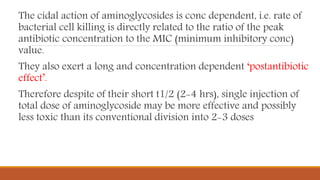 Aminigycosides | PPT