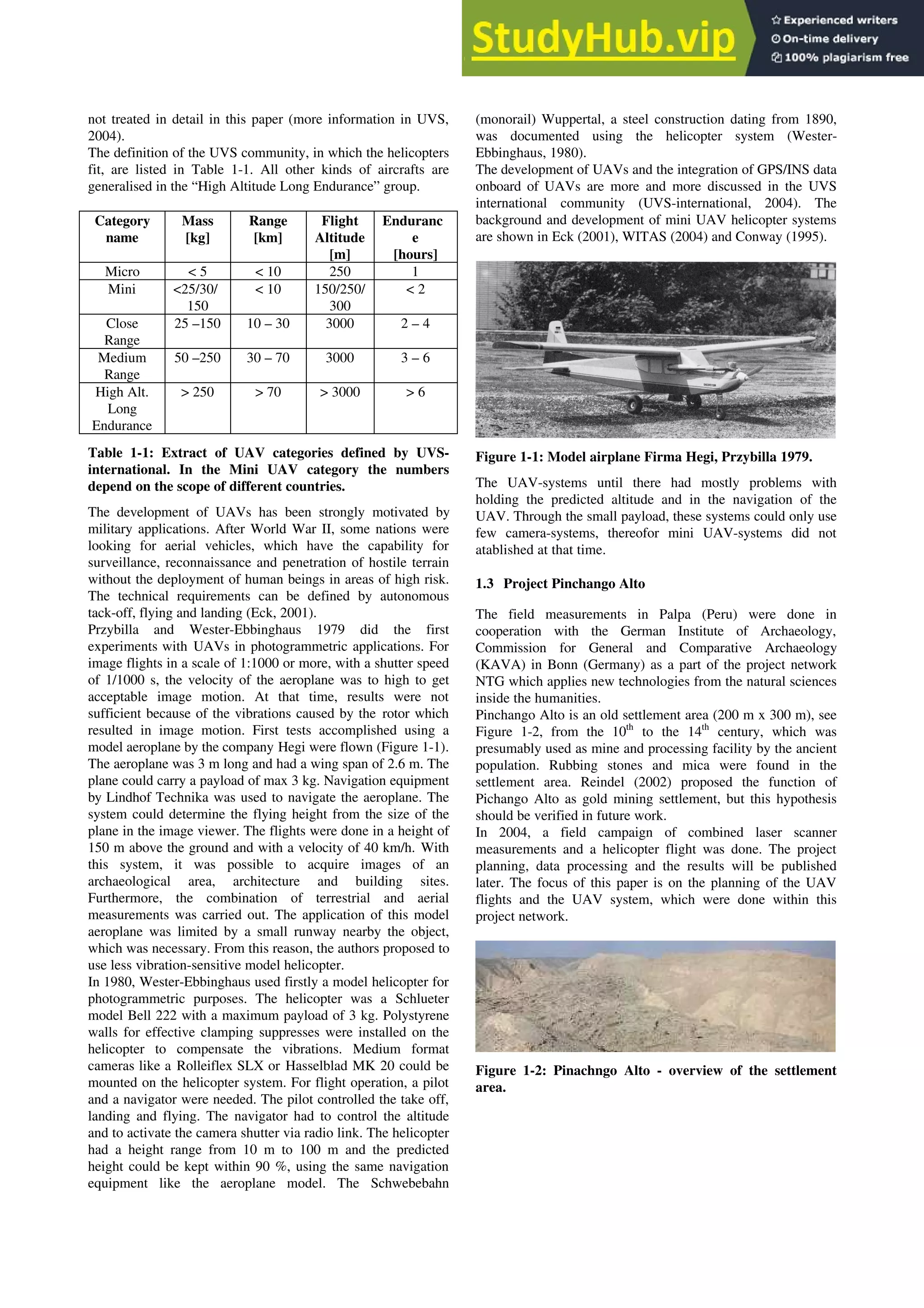 A MINI UNMANNED AERIAL VEHICLE ( UAV) SYSTEM OVERVIEW AND IMAGE ...