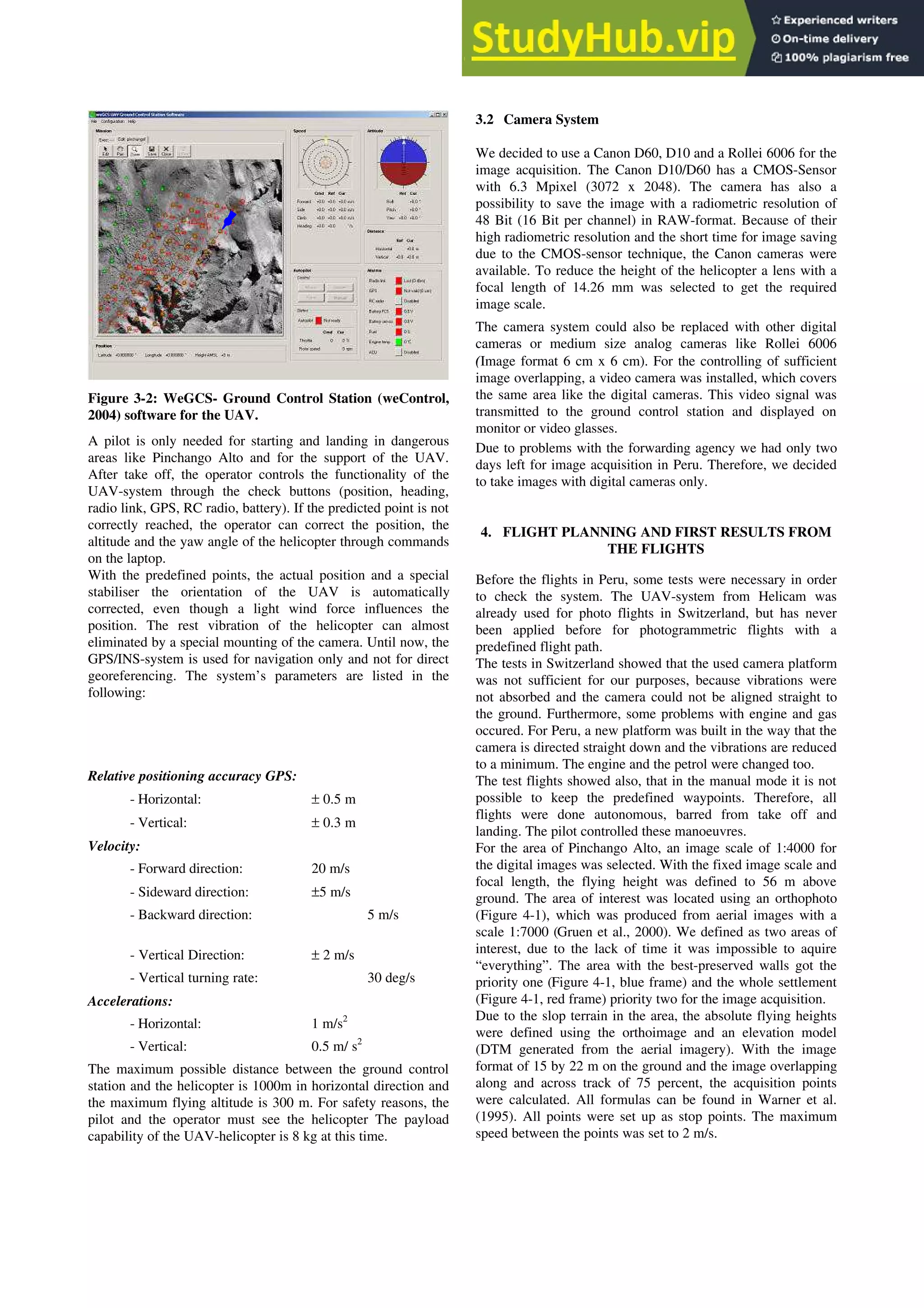 A MINI UNMANNED AERIAL VEHICLE ( UAV) SYSTEM OVERVIEW AND IMAGE ...