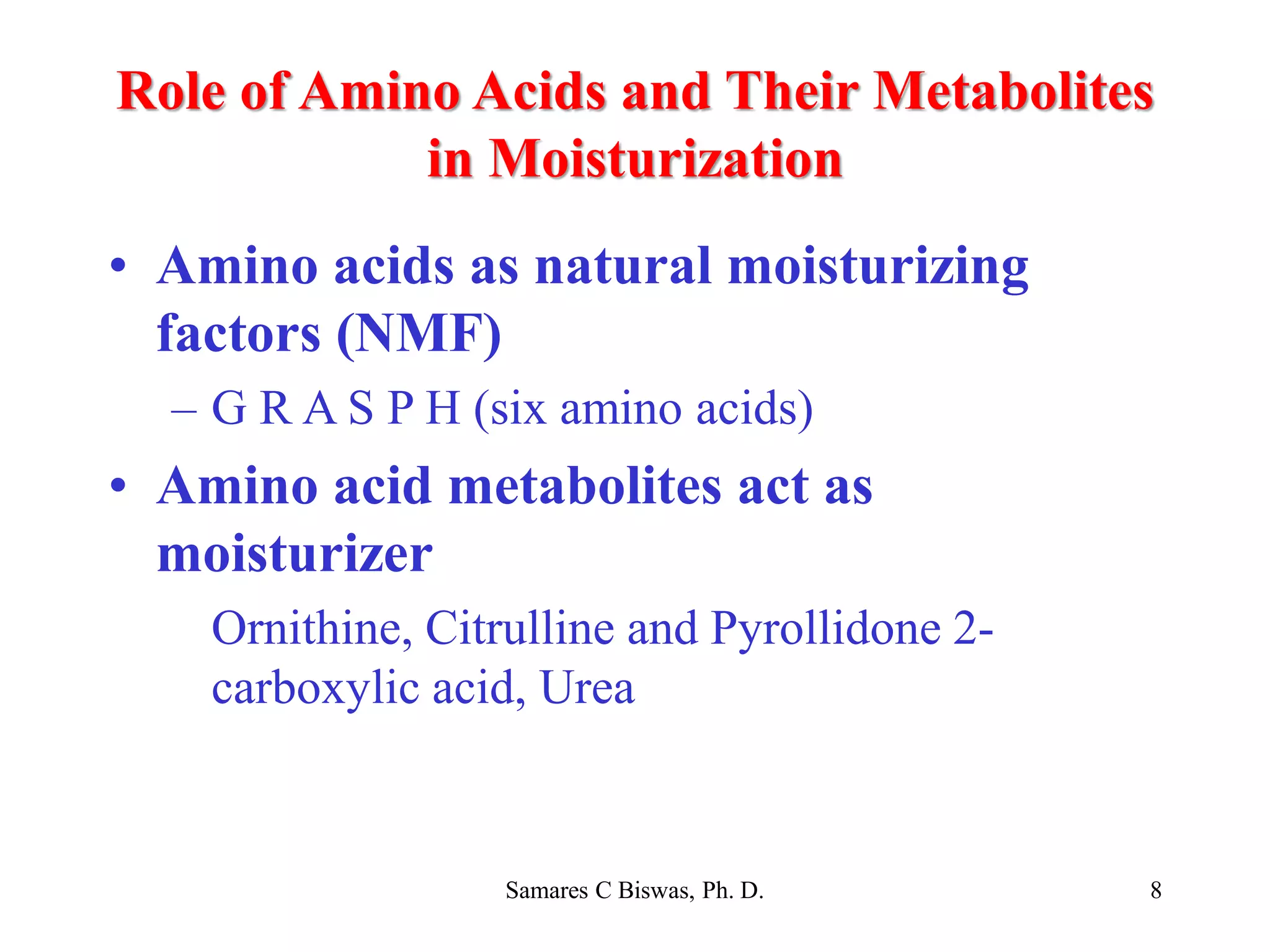 Skin Mosturizer - Moisturizing Complex | PDF