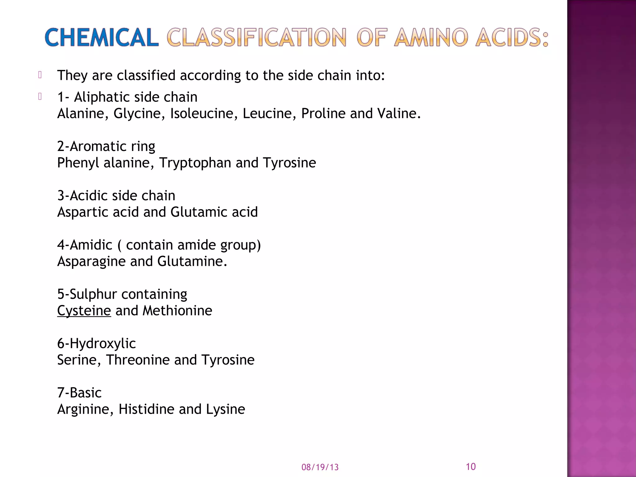 Amino acids | PPT