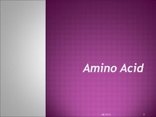Amino acids | PPT
