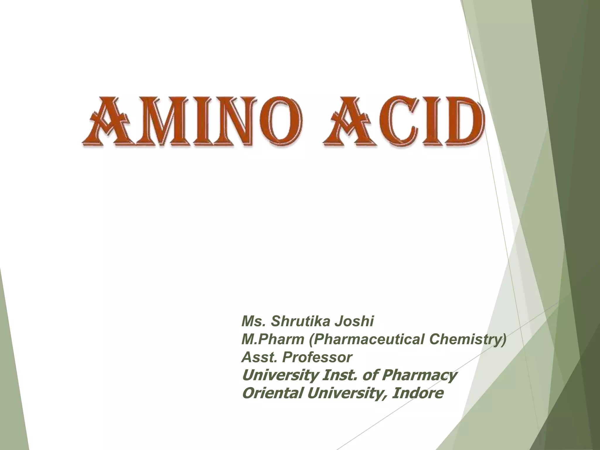 Amino acid | PPTX