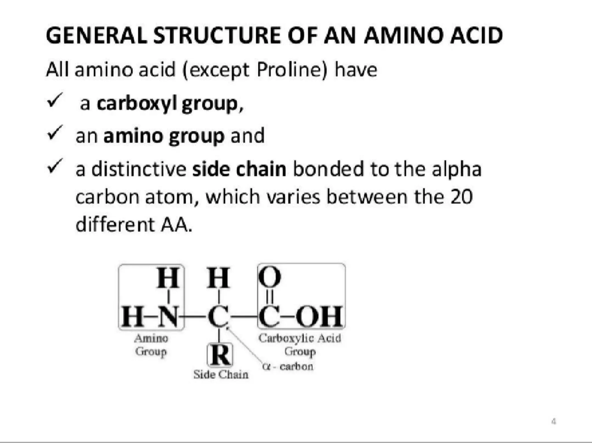 Amino acid. General introduction of amino acid and its classification | PPT