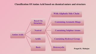 Proteins part-II Amino Acid D-pharm 2nd year | PPT