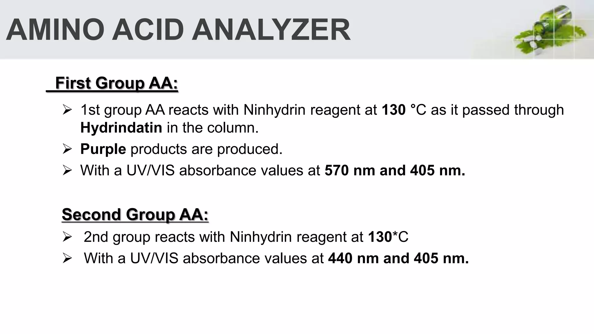 Amino acid Analyzer | PPTX
