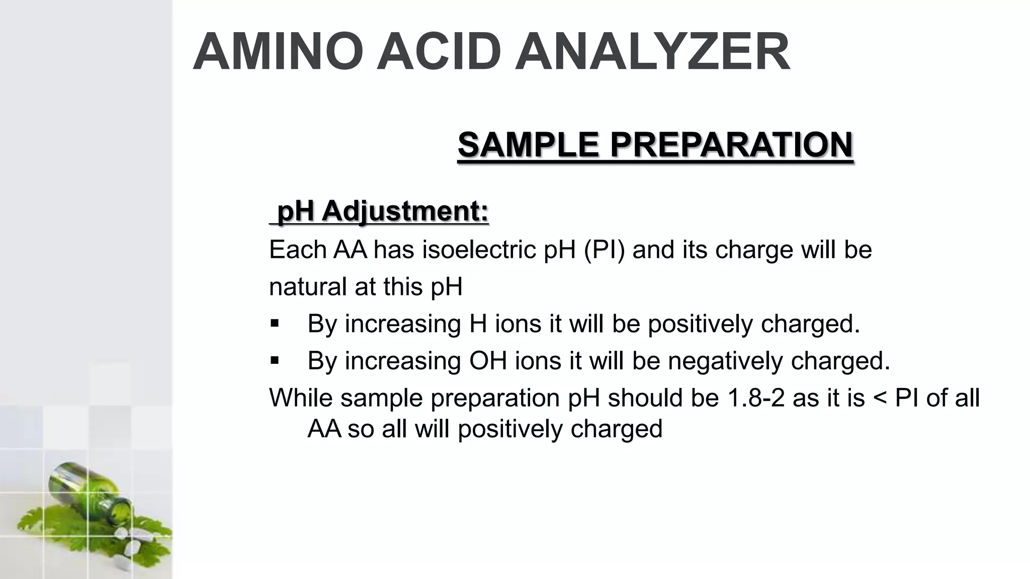 Amino acid Analyzer | PPTX