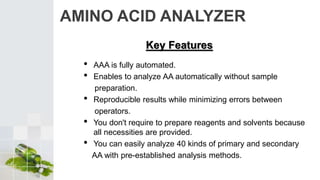 Amino acid Analyzer | PPTX