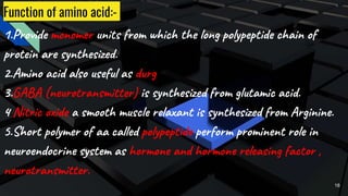 Amino acid (anjali bisen) (1) | PPT