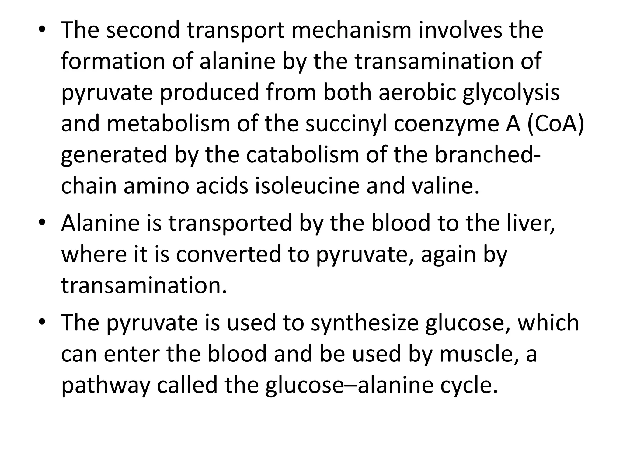 Amino acid catabolism | PPTX