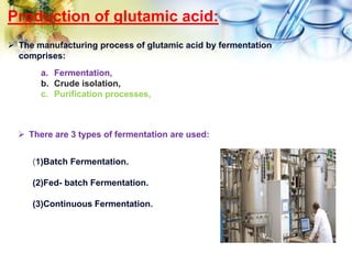 Amino acid fermentation- Glutamic acid.pptx