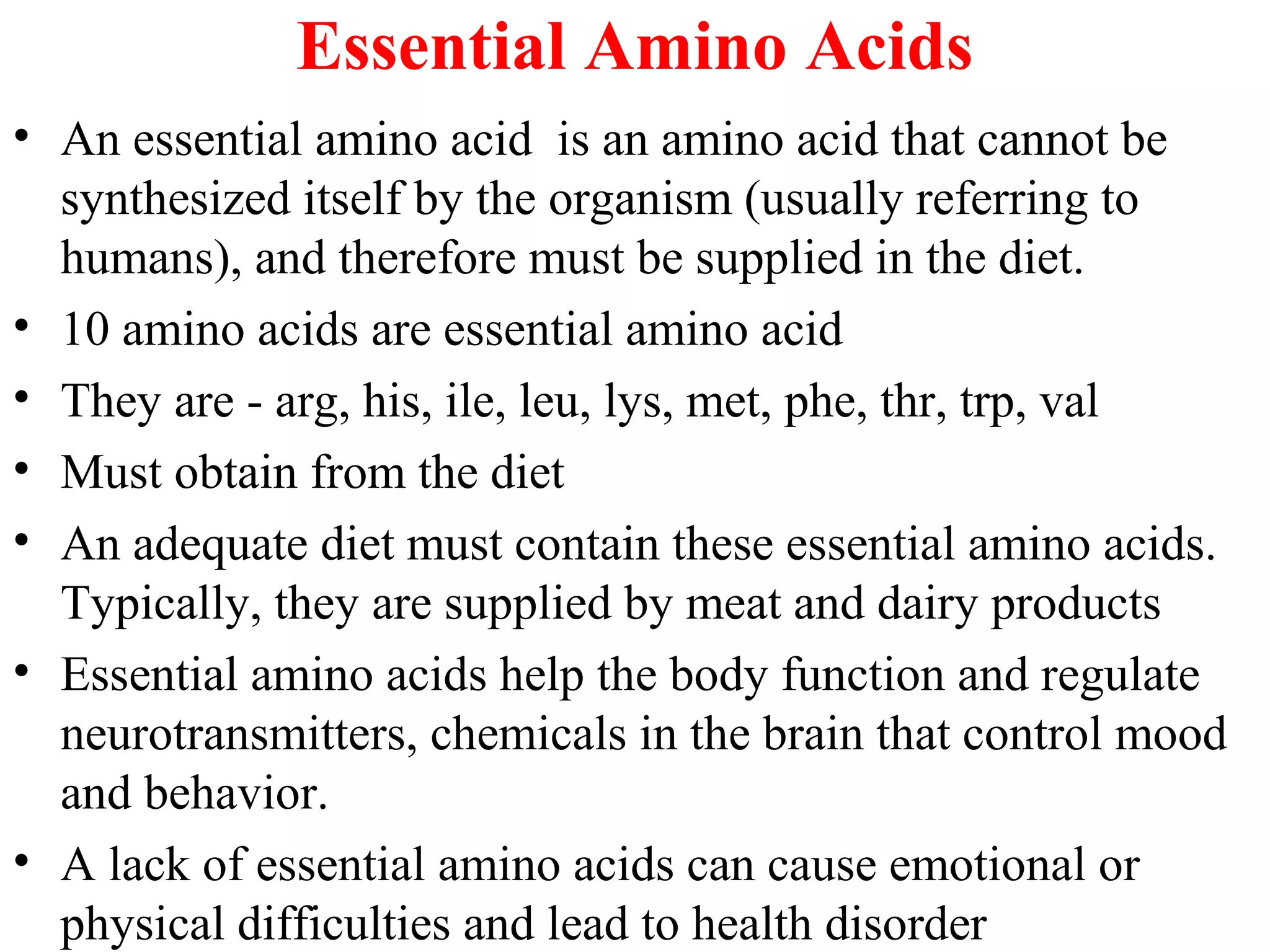 Amino acid ppt | PPT