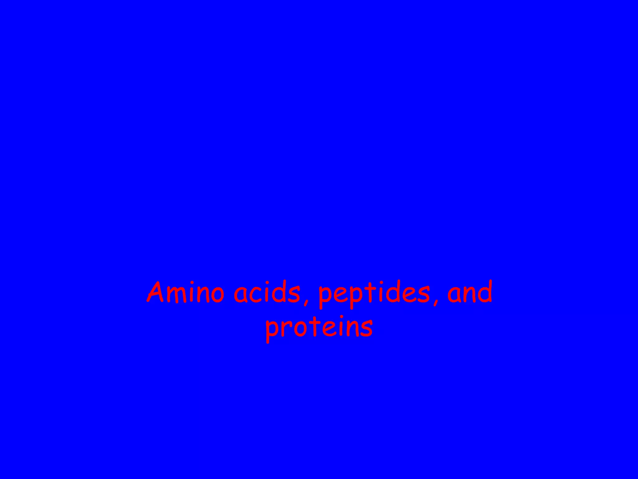Amino Acids Ppt