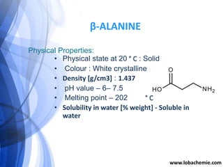 Amino Acids & Derivatives | PPTX