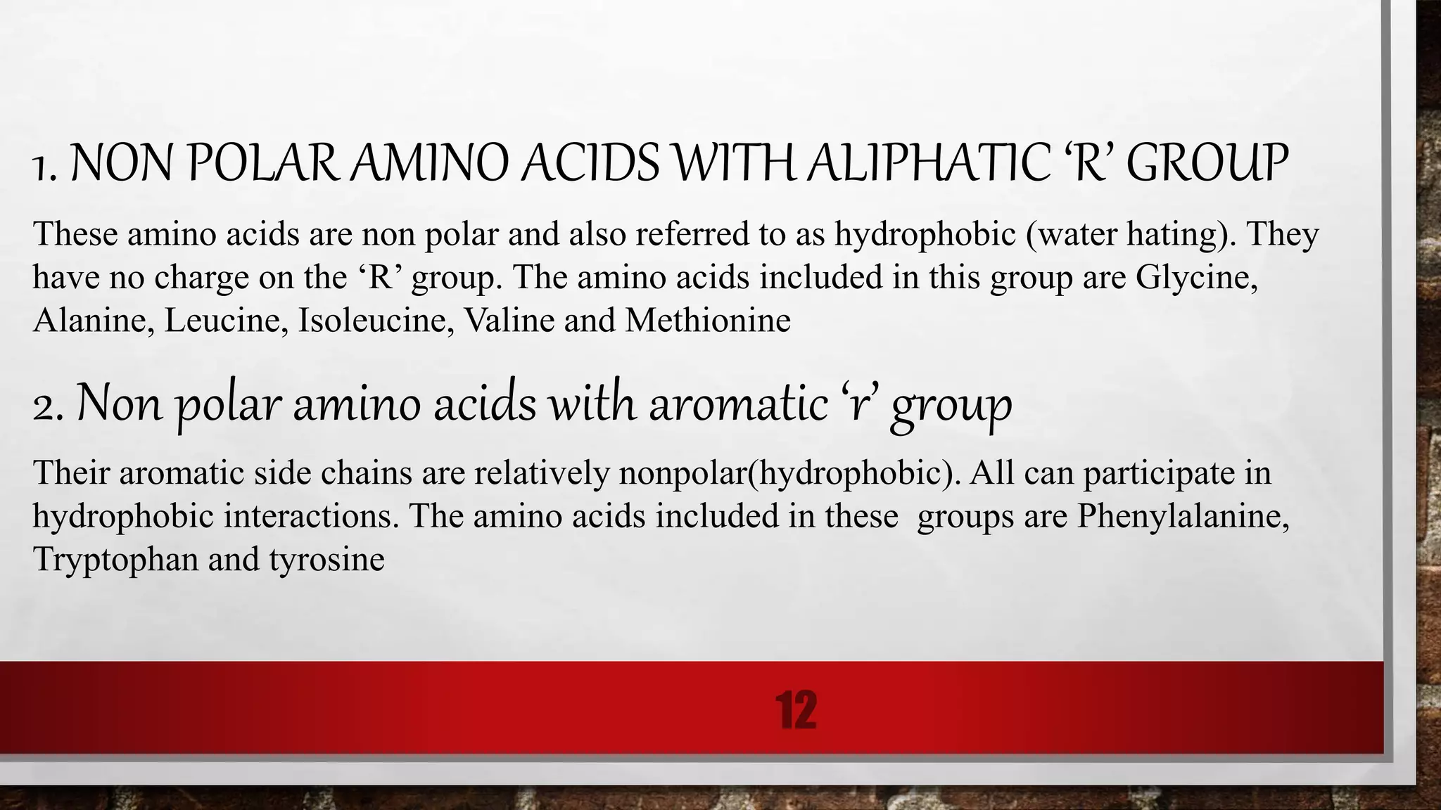 Amino acids | PPTX