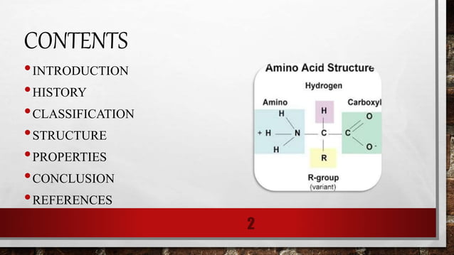 Amino acids | PPTX | Chemistry | Science