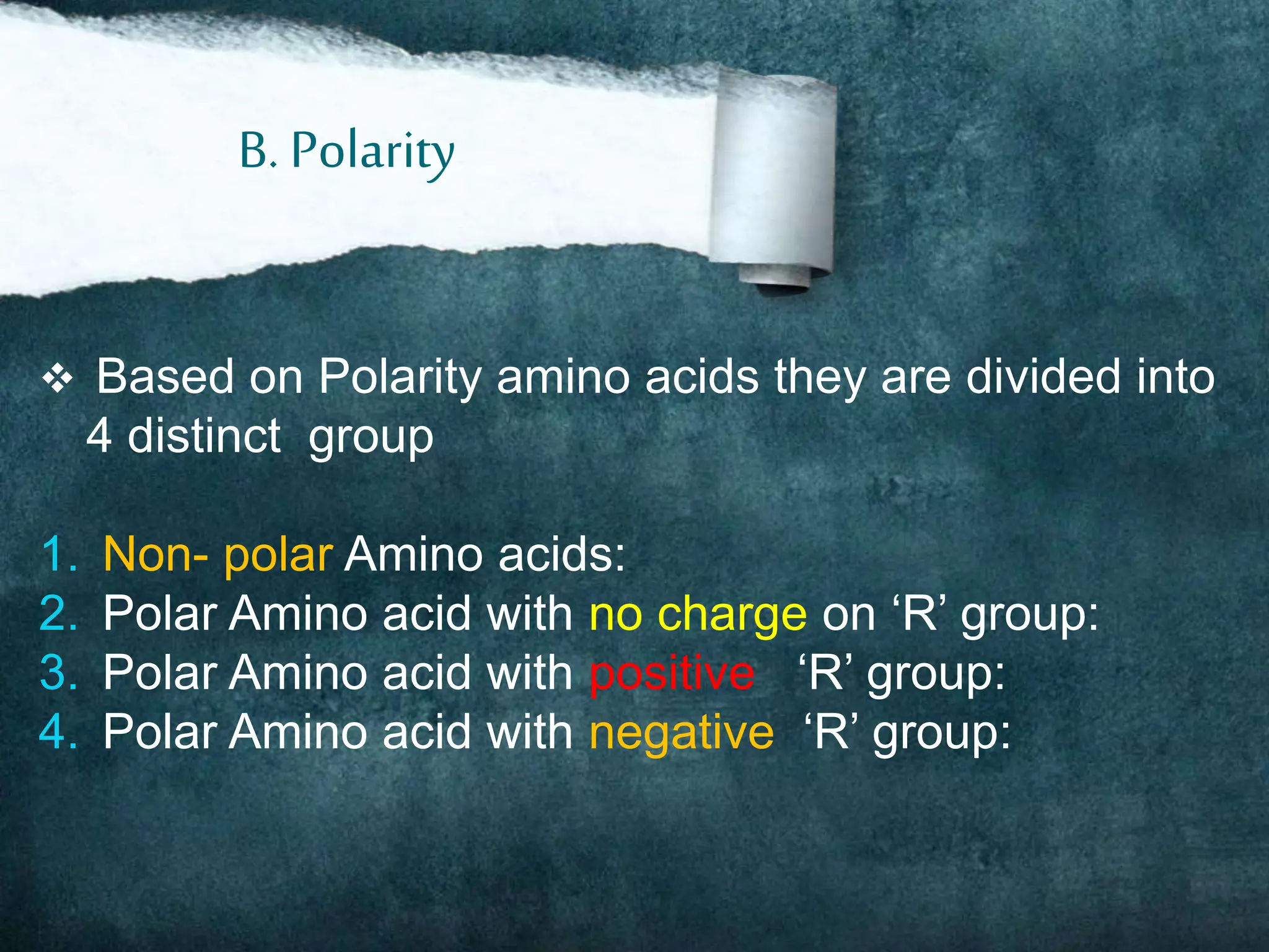 Note on amino acids. Including the meaning, properties, characteristics ...
