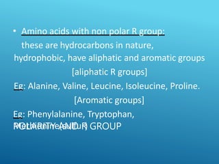 aminoacid s- microbiology - botany.pptx | Chemistry | Science