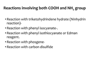 Amino acids ppt |Sumati's Biochemistry| | PPTX