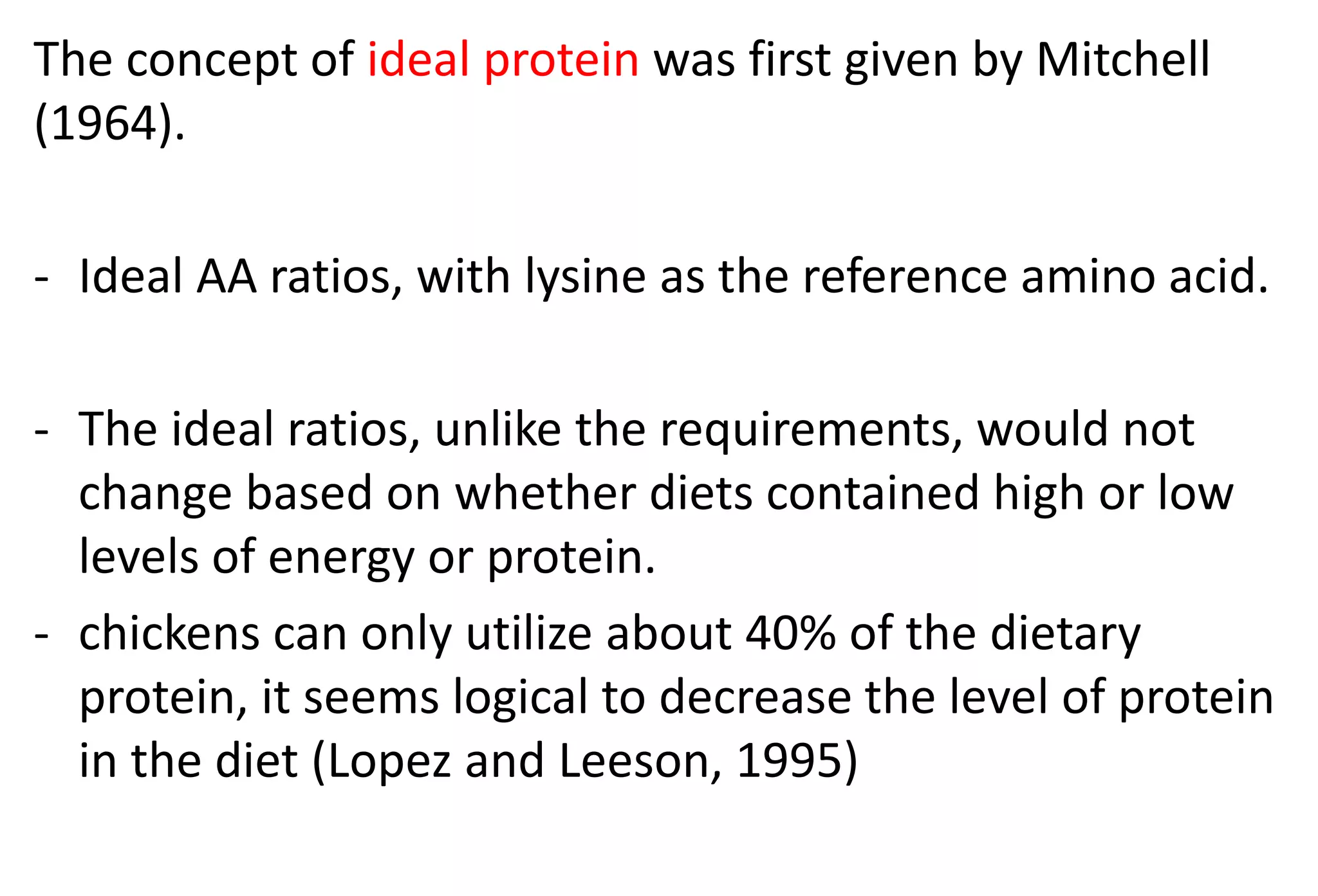 AMINO ACIDS IN BROILERS AND LAYERS | PPTX