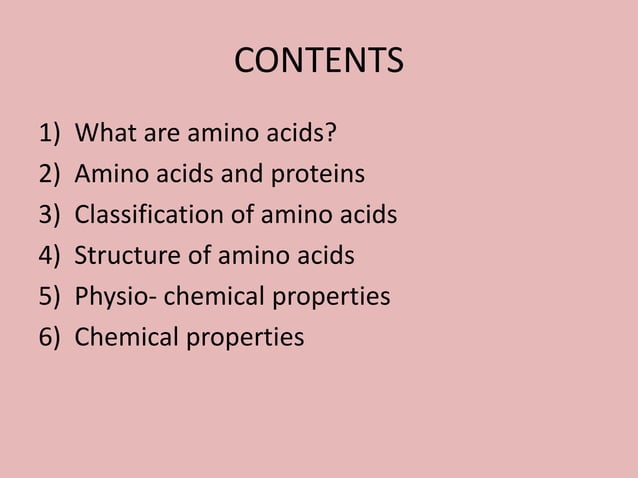 Amino acids | PDF