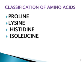 Amino acids | PPTX
