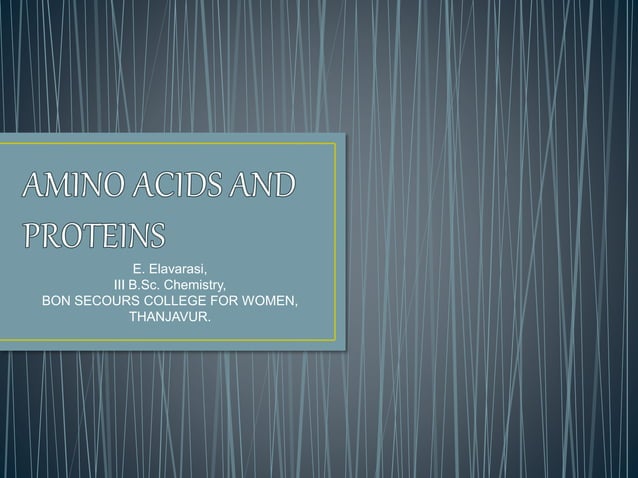 Amino acids | PPT