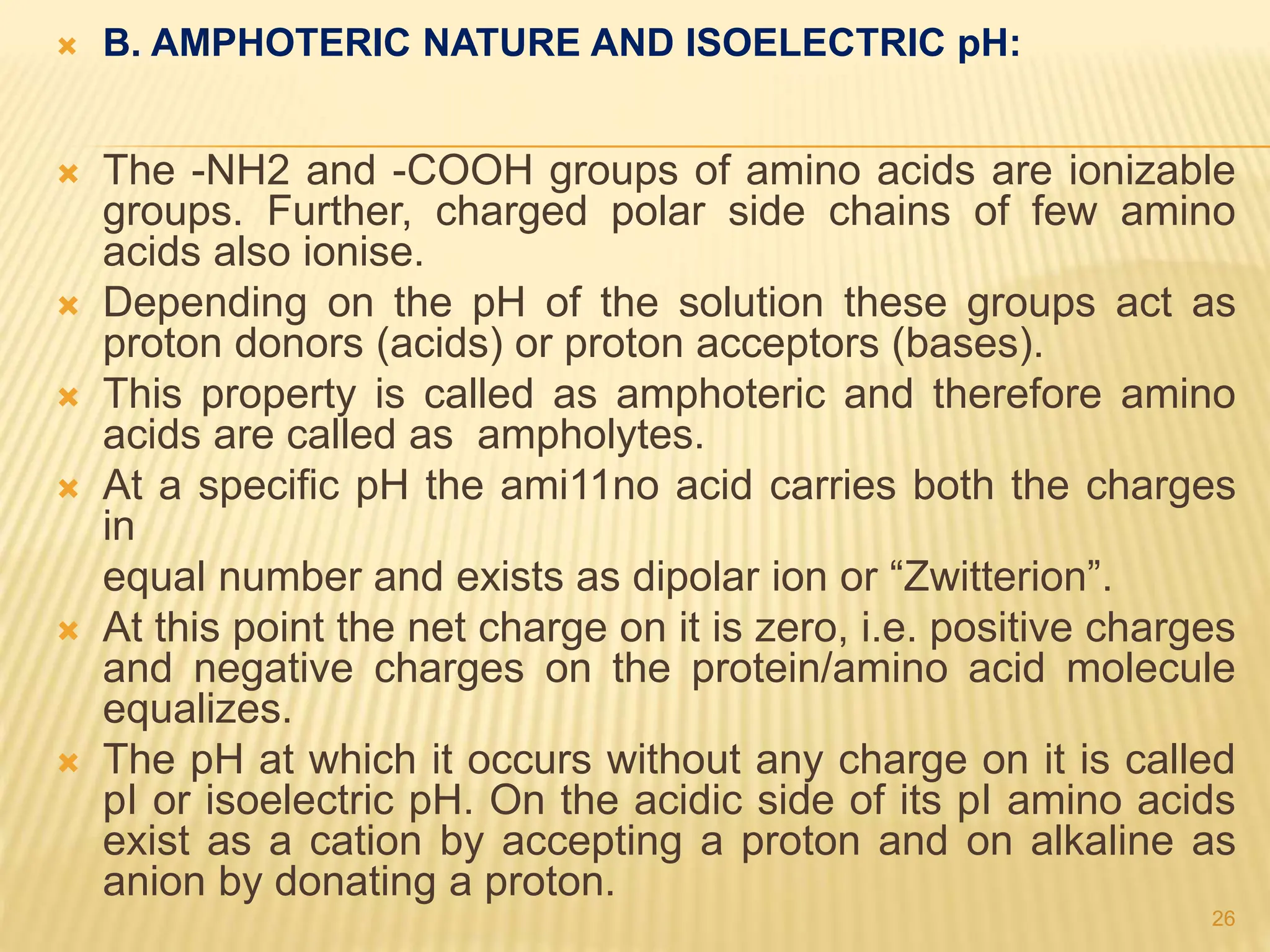 Structure Of Proteins And Amino Acidspptx