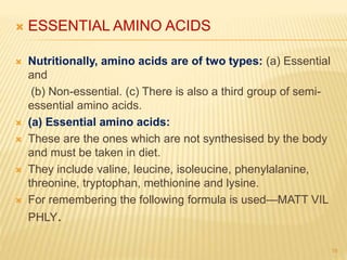 Structure of Proteins & AMINO ACIDS.pptx